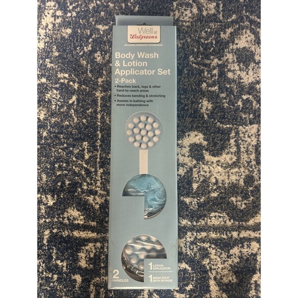 Bath & Body | Body Wash Lotion Applicator Set 2 Handles 1 Applicator 1 ...